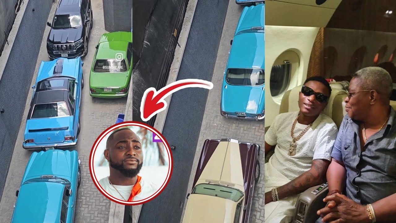 Wizkid manager Sunday Are mock Davido as He flaunts His Vintage cars ...