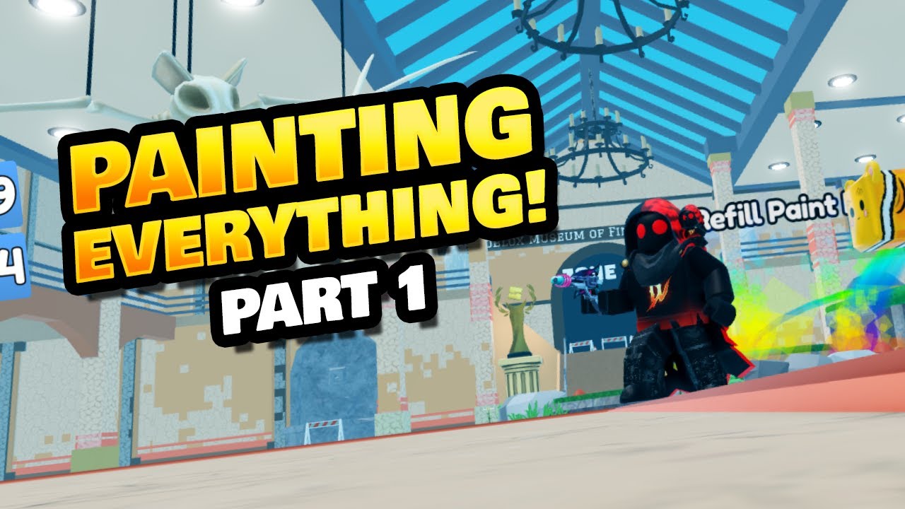 Painting Everything in Roblox! - YouTube