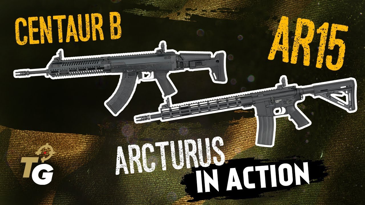 Arcturus AR 15/Centaur B - Airsoft Replica Test - YouTube