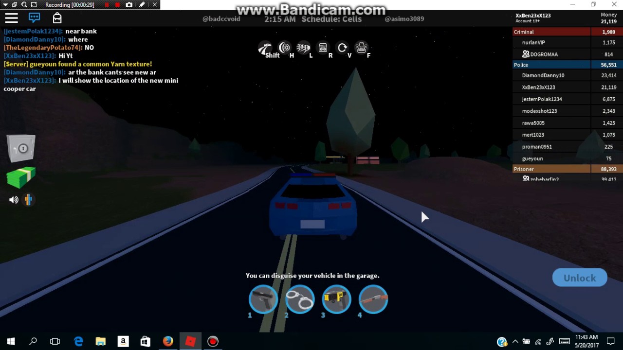Roblox Jail Break New Mini -Cooper Car Location - YouTube