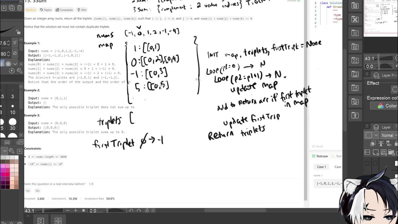 [Leetcode] 3Sum pt.1 - YouTube