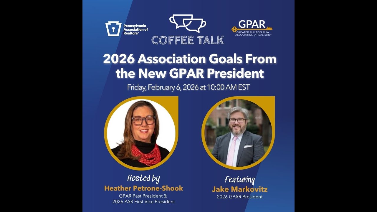 Coffee Talk: Meet President Jake Markovitzl GPAR Philadelphia Real ...