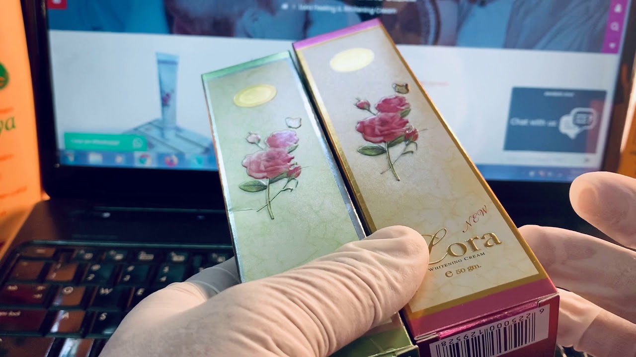 Lora Whitening cream / Lora Feeling Whitening cream - YouTube
