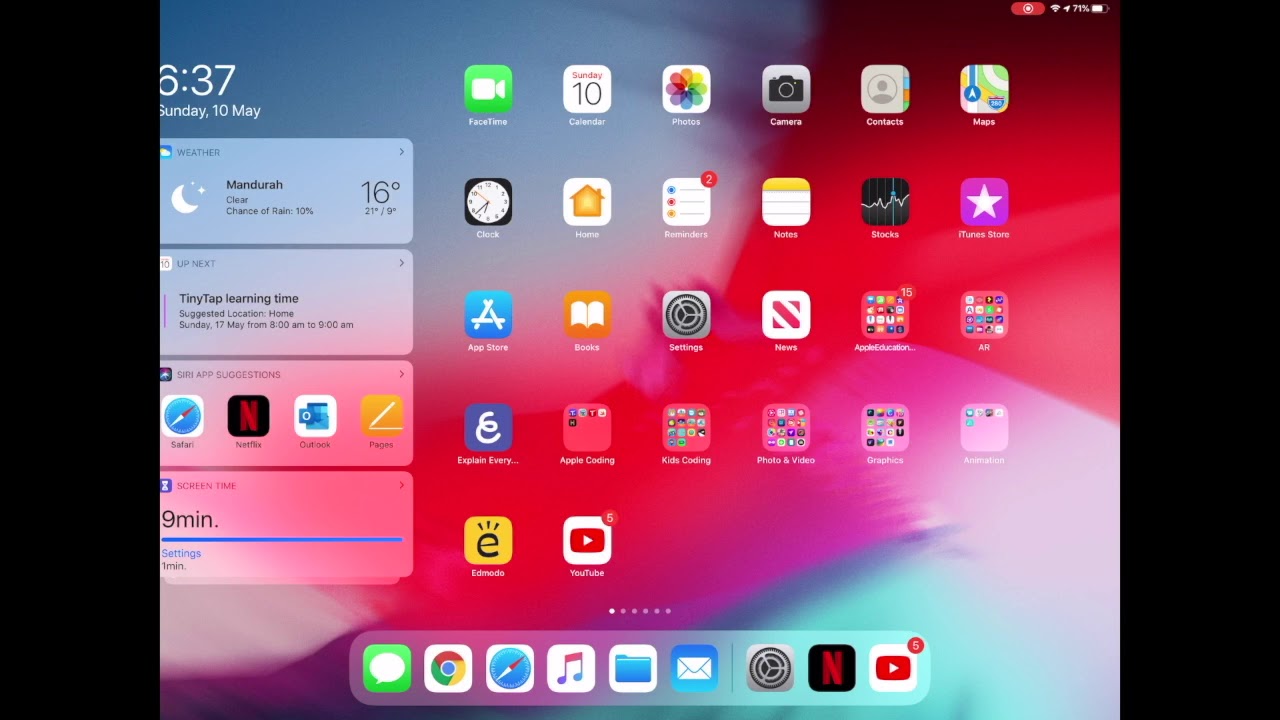 Today View on iPad OS The 3 Different Viewing Options - YouTube