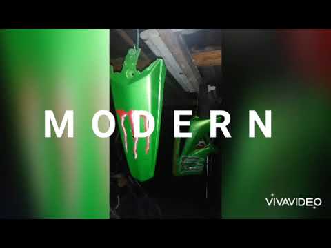 mini motor cross repaint .layan anak-anak.