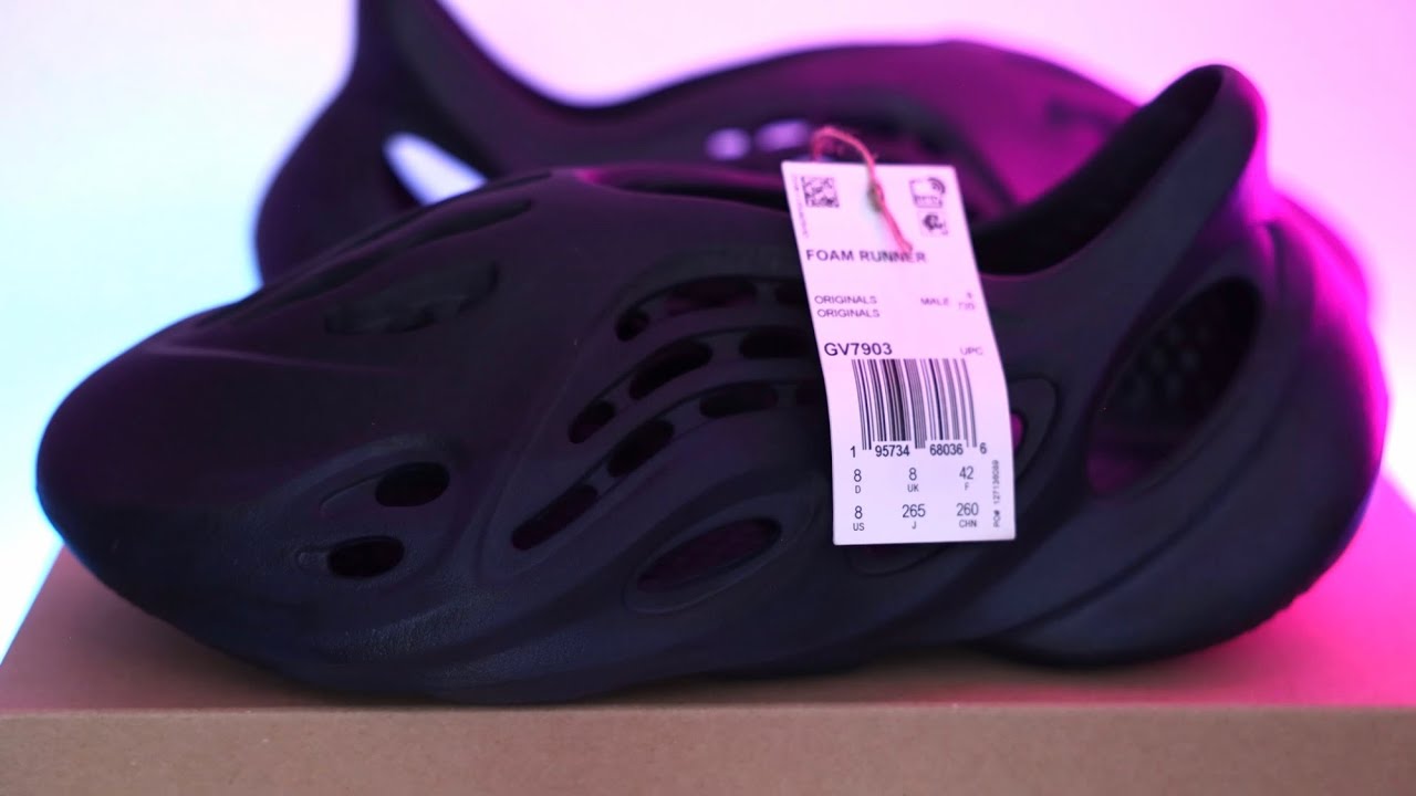 Yeezy Foam RNR "Mineral Blue" - Unboxing, Review & Sizing (Yeezy Foam ...