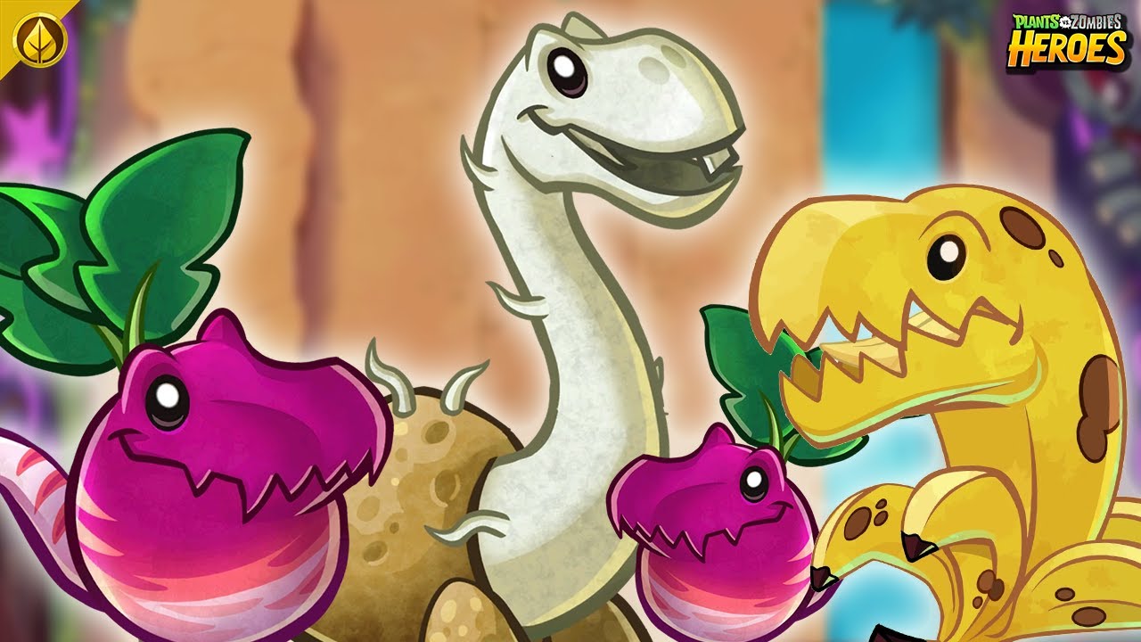 ¡JUEGO CON TODOS LOS DINOSAURIOS DE CAPITÁN COMBUSTIBLE! | Plants vs. Zombies: Heroes - YouTube