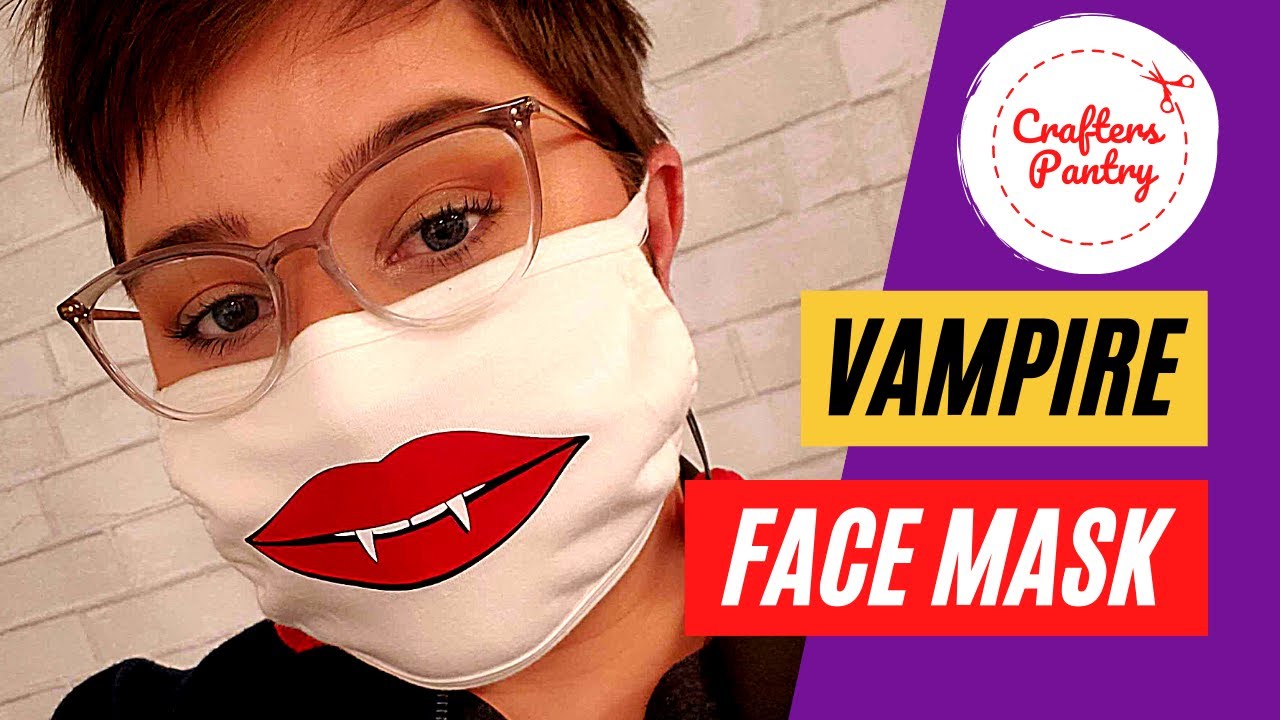 DIY Vampire Face Mask - YouTube