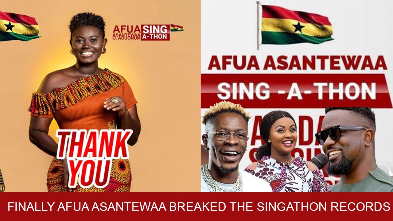 GHANAIANS REACTION ON AFUA ASANTEWAA FINALLY BREAKS THE RECORDS LONGEST ...