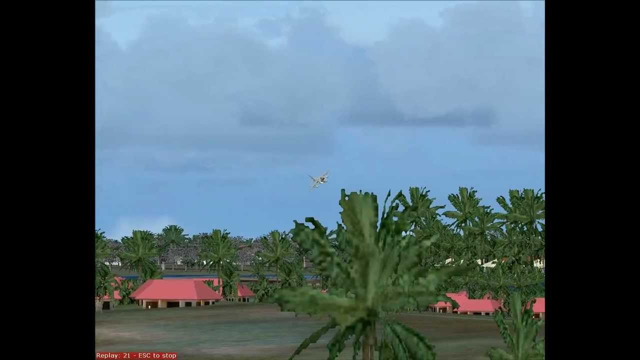 Harrier low pass over the runway - YouTube