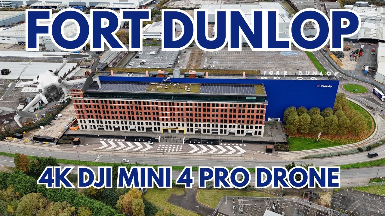 FORT DUNLOP - BIRMINGHAM - 4K DJI MINI 4 PRO DRONE - YouTube