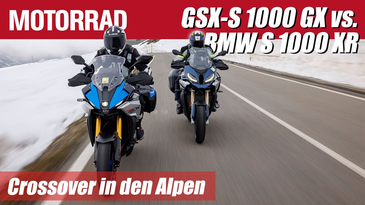 BMW S 1000 XR vs. Suzuki GSX-S 1000 GX | Crossover - Alpen Masters 2024 ...