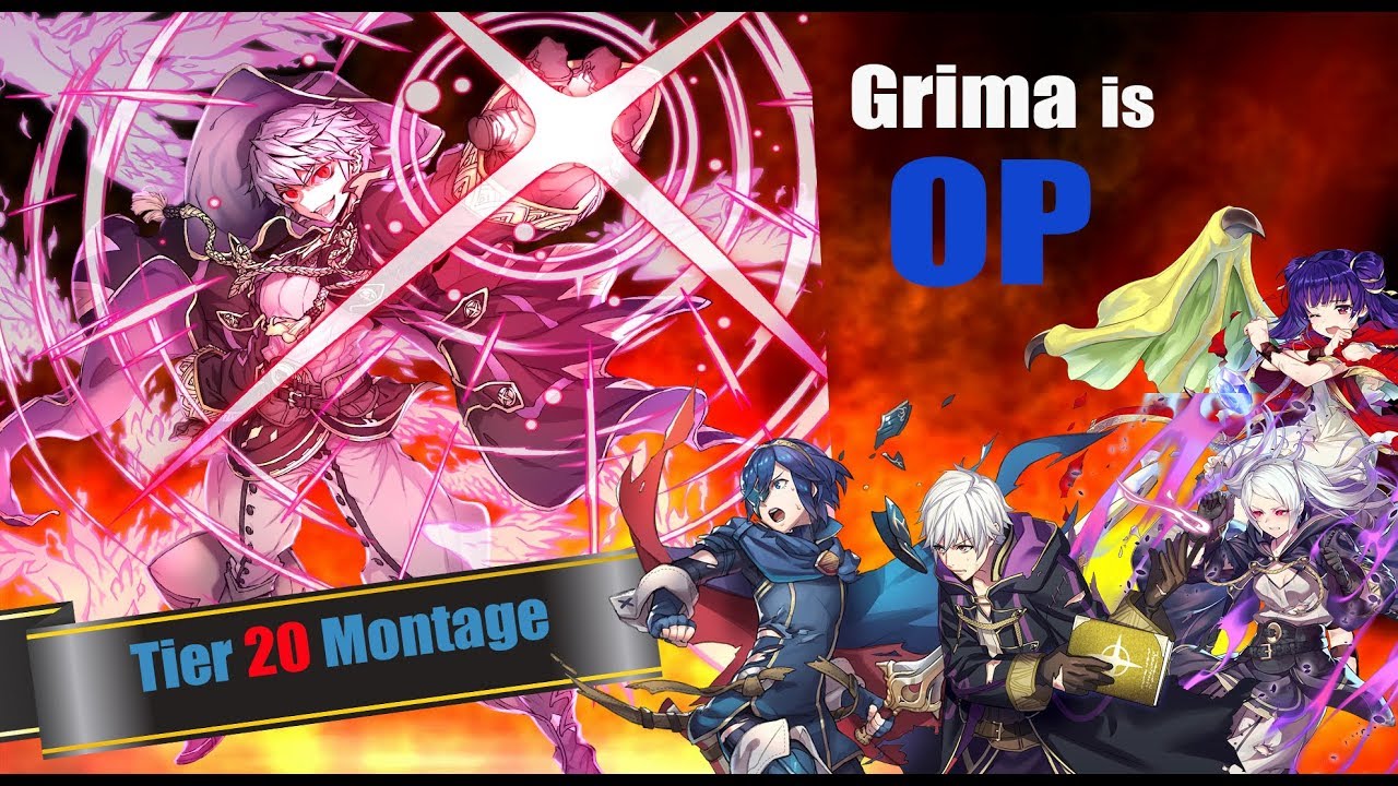 UNSTOPPABLE DRAGON!!- Fire Emblem Heroes Tier 20 Male Grima Montage ...