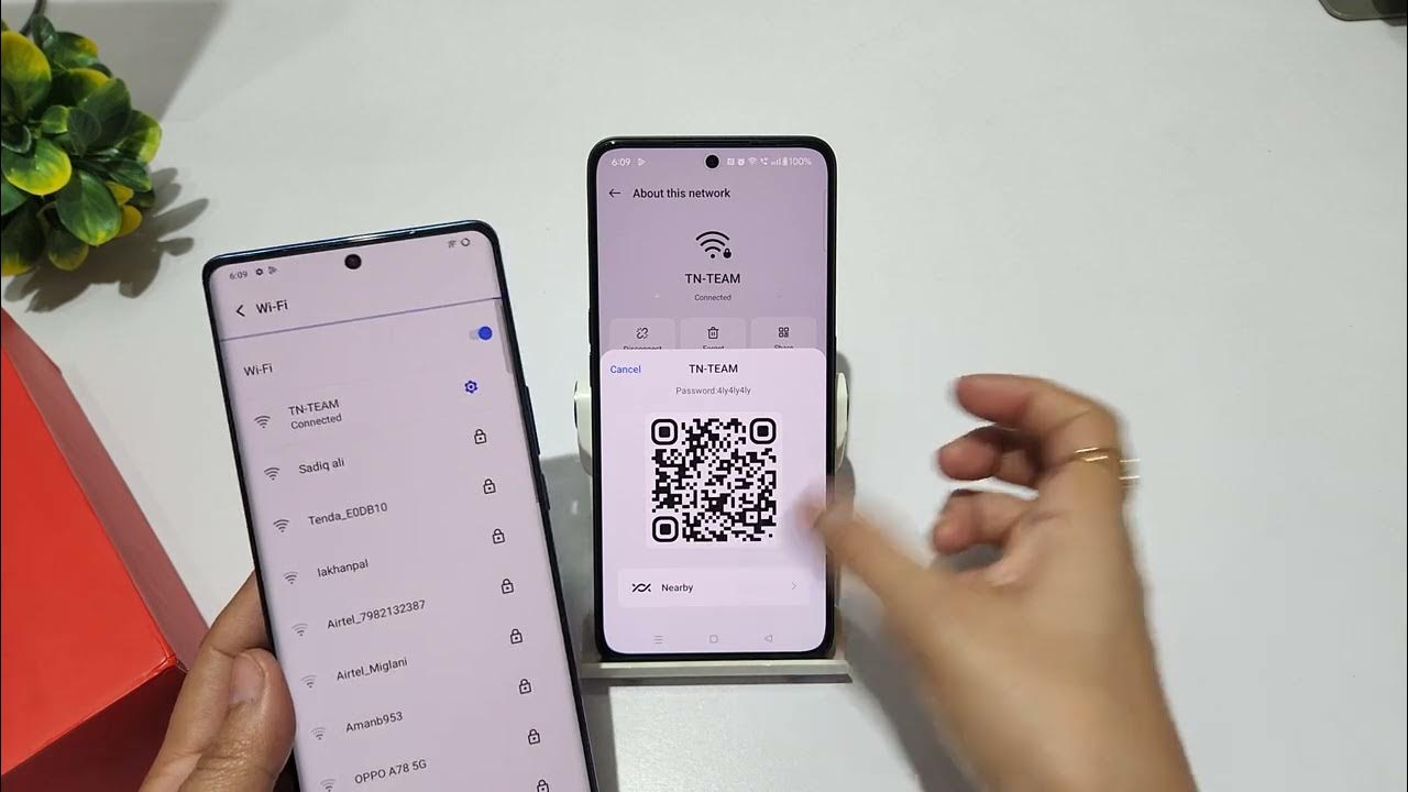 How to connect wifi without password in oneplus 12r |oneplus 12 qr code se internet kaise share ...