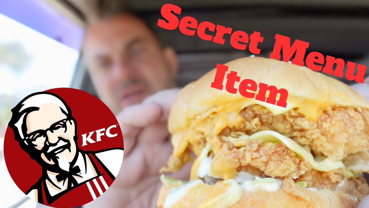 KFC Hot or Not Burger - Secret Menu Item Review - KFC Secret Burger ...