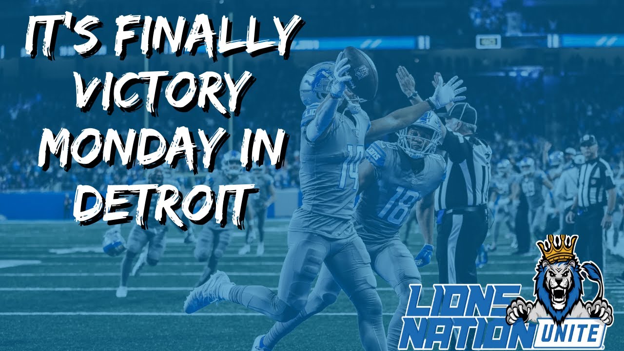 Detroit Lions | it’s Finally Victory Monday In Detroit [Detroit Lions ...