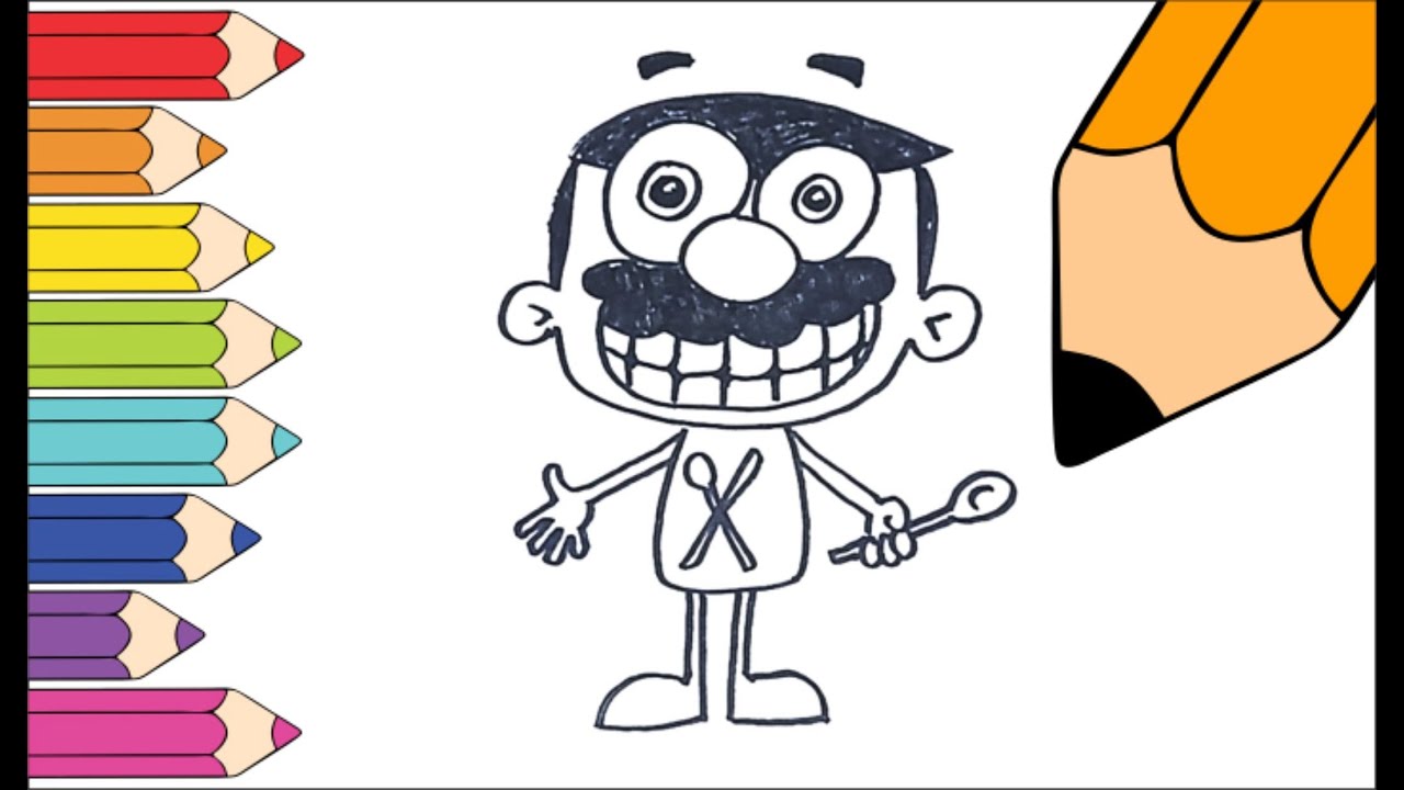 Como dibujar a José Comelón - YouTube