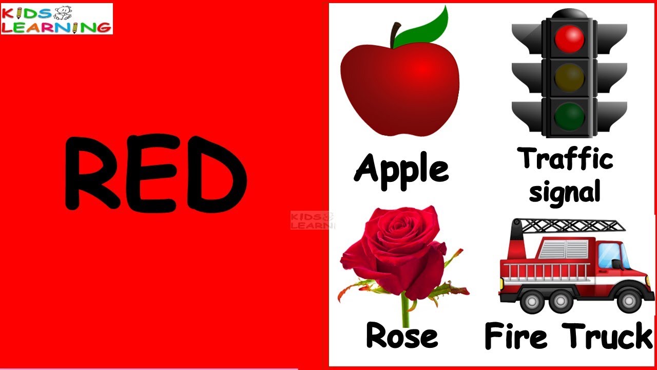 Learn colours I Colours Objects I Colours name for kids I Different ...