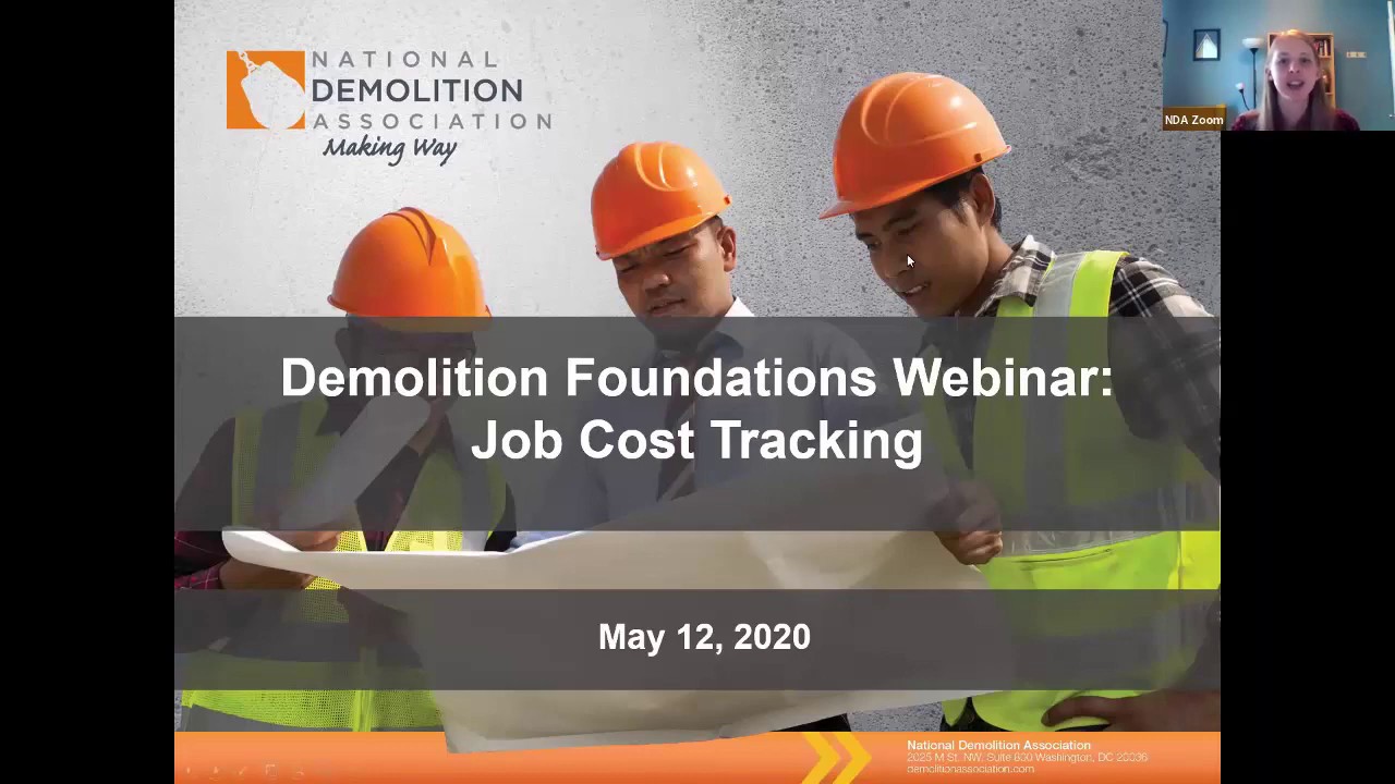 Foundations of Demolition Webinar Series: Job Cost Tracking - YouTube