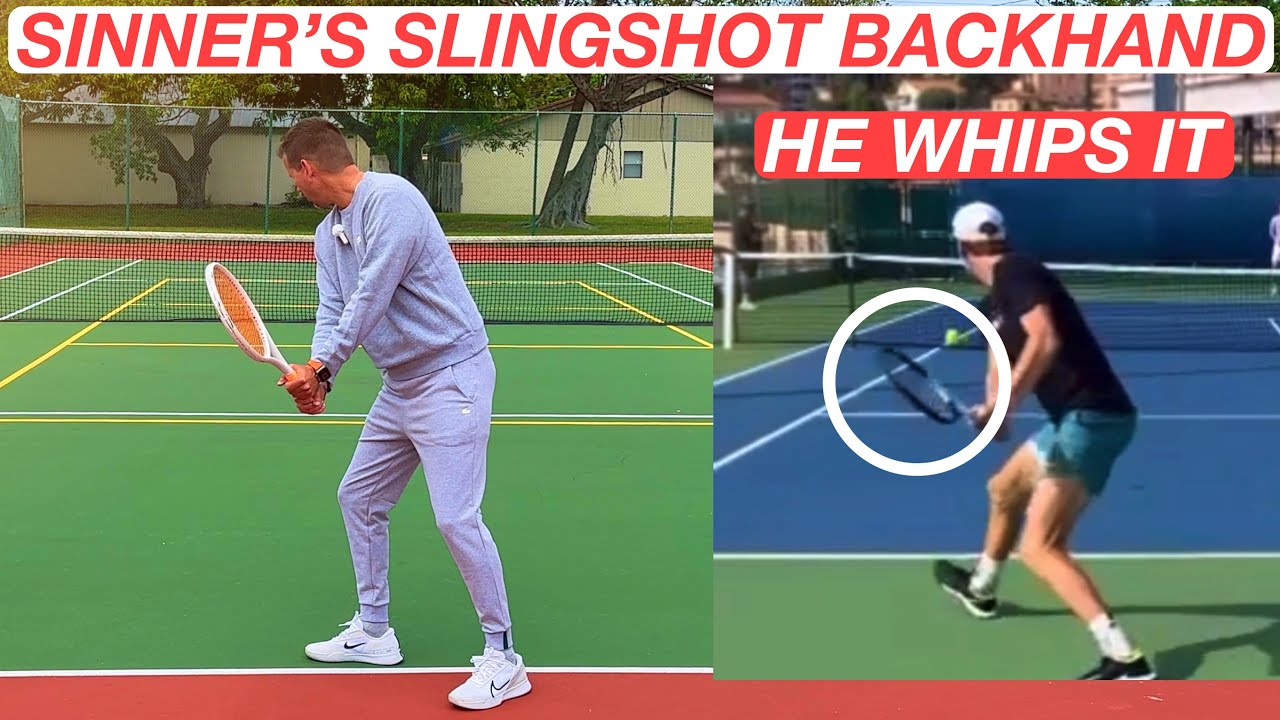 Jannik Sinner’s Next Gen Slingshot Two-Handed Backhand Explained - YouTube