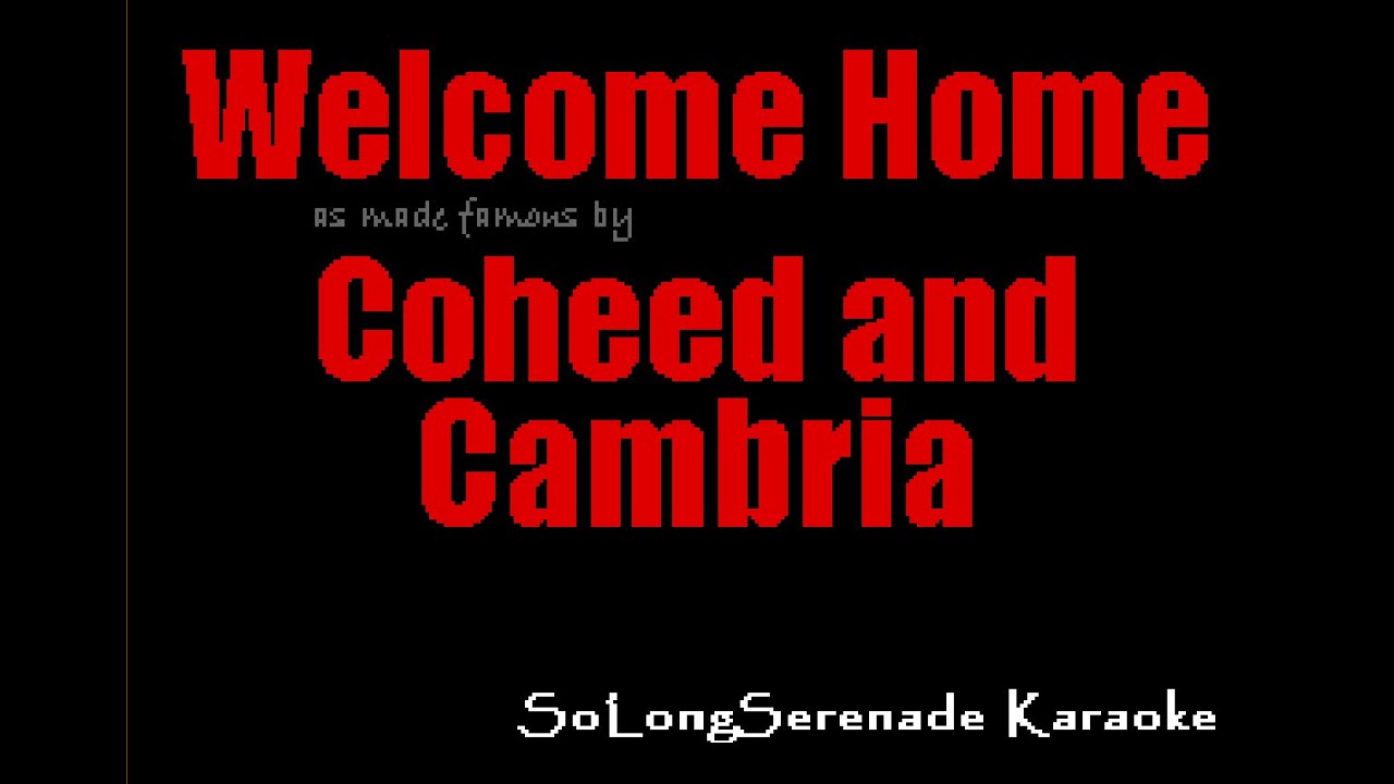 Coheed and Cambria - Welcome Home (Karaoke Version) - YouTube