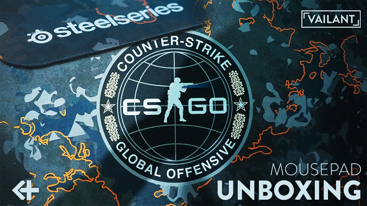 SteelSeries QCK+ CS:GO Camo Edition Unboxing - YouTube