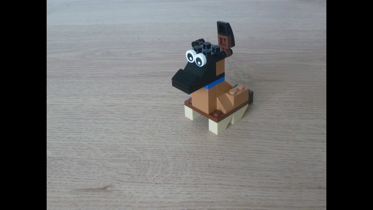 LEGO CLASSIC 11005 How to build a German Shepherd Dog Instructions ...