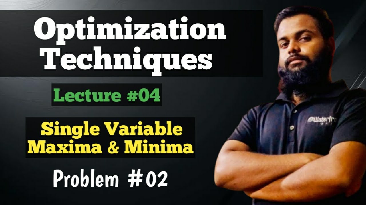 Single Variable Optimization| Application Problem #02 | #calculus #optimization @Xpertmaths19 ...