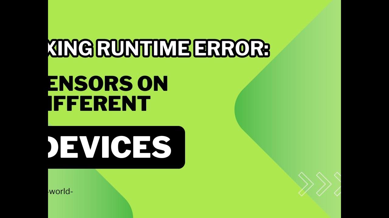 Fixing Runtimeerror Tensors On Different Devices Cuda0 And Cpu Python Tutorial Youtube
