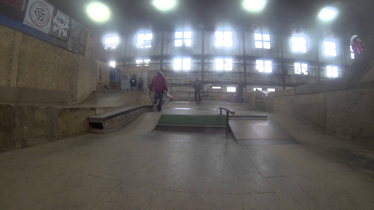 Kevin Dykstra Clips Of The Day At Four Seasons Skatepark - YouTube