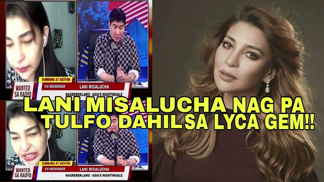LANI MISALUCHA DUMULOG SA TANGGAPAN NI RAFFY TULFO DAHIL SA LYCA GEMS ...