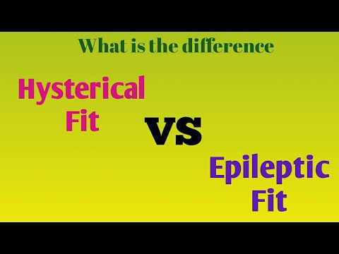 Hysteria VS Epilepsy | What is the Difference between Hysterical fit ...