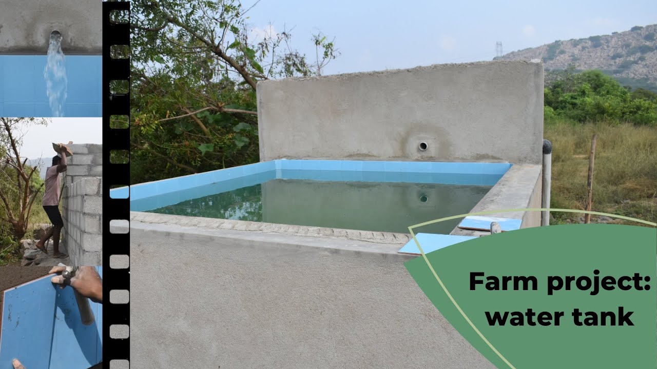 farm project: water tank - budowa zbiornika na wodę (farma w Tamil Nadu ...