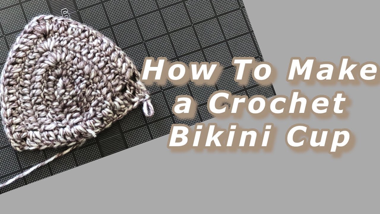 DIY Crochet Bodysuit Tutorial: How To Make Bikini Cups (Part 1) - YouTube