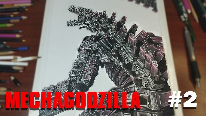 Dibujo De Mechagodzilla 2
