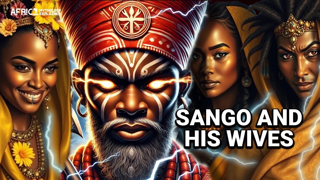 Sango and his 3 wives (Oba, Osun, Oya) - YouTube