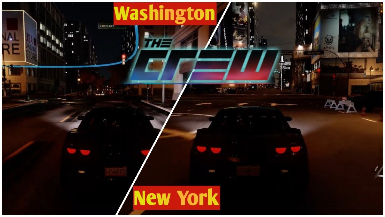 Washington DC to Newyork Road tour (Night) | The Crew 1 - YouTube