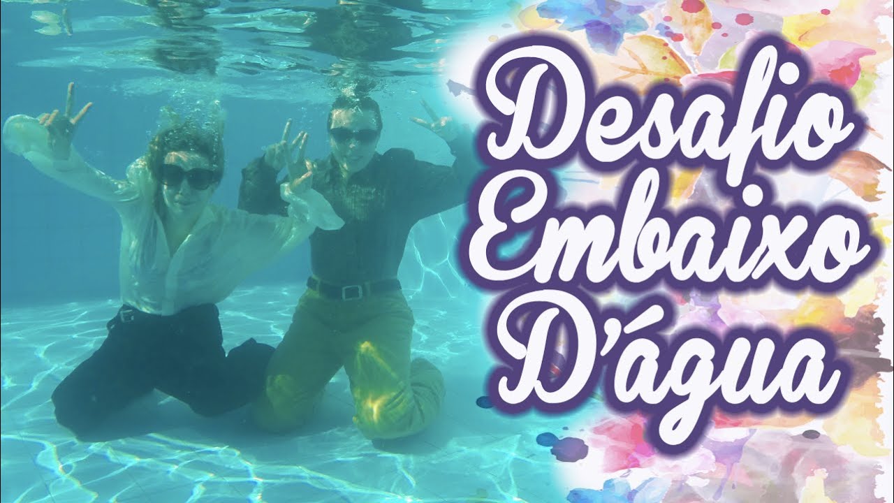 Desafio: Colocando Roupa Embaixo D'água + Mico no Final - YouTube