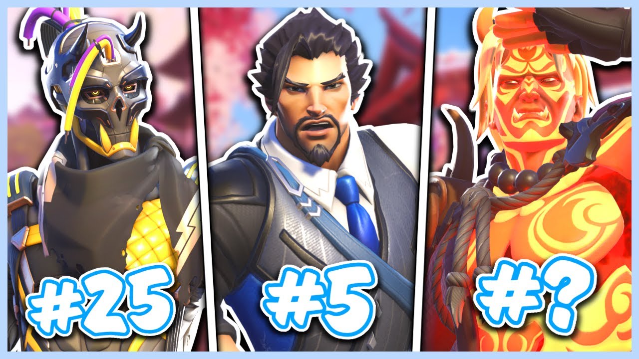 RANKING EVERY HANZO SKIN IN OVERWATCH 2 - YouTube