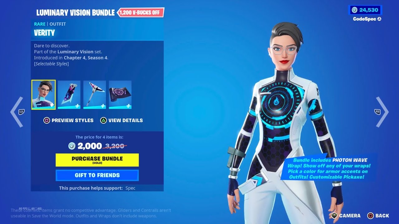 *NEW* Verity Wrap Skin! Fortnite Battle Royale - YouTube