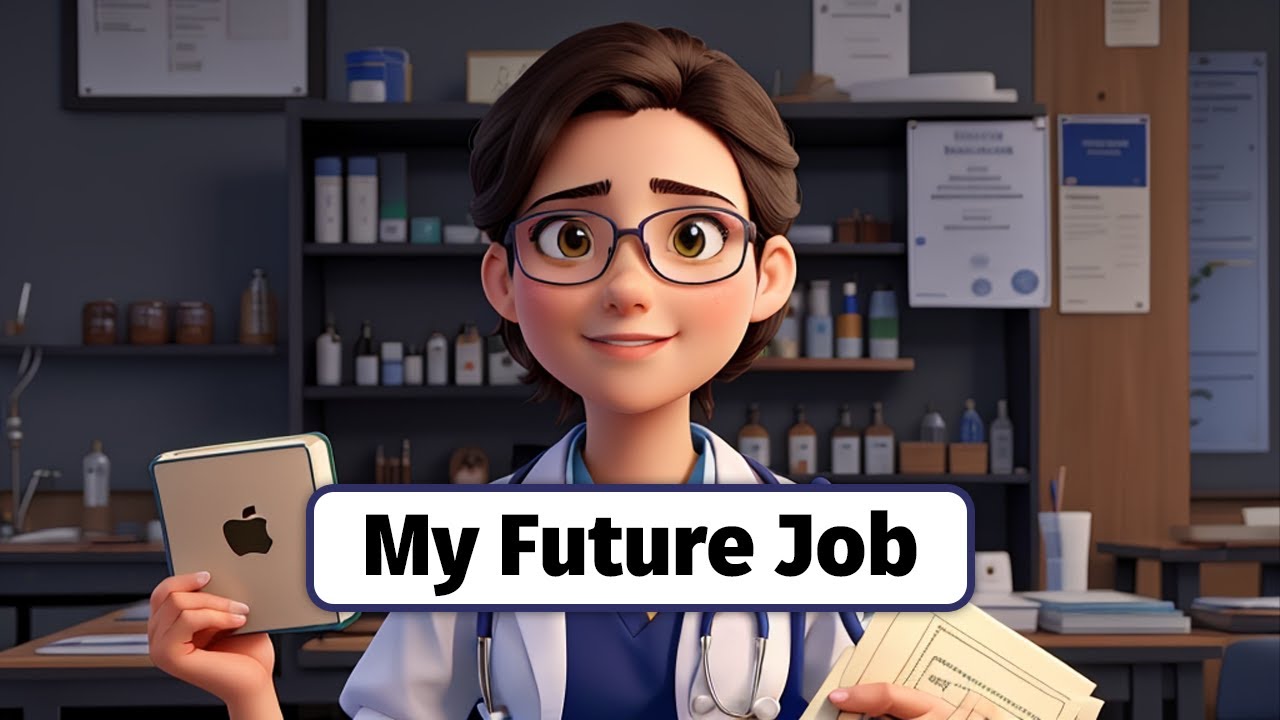 Learn English Through Story⭐My Future Job | Reading & Listening ...