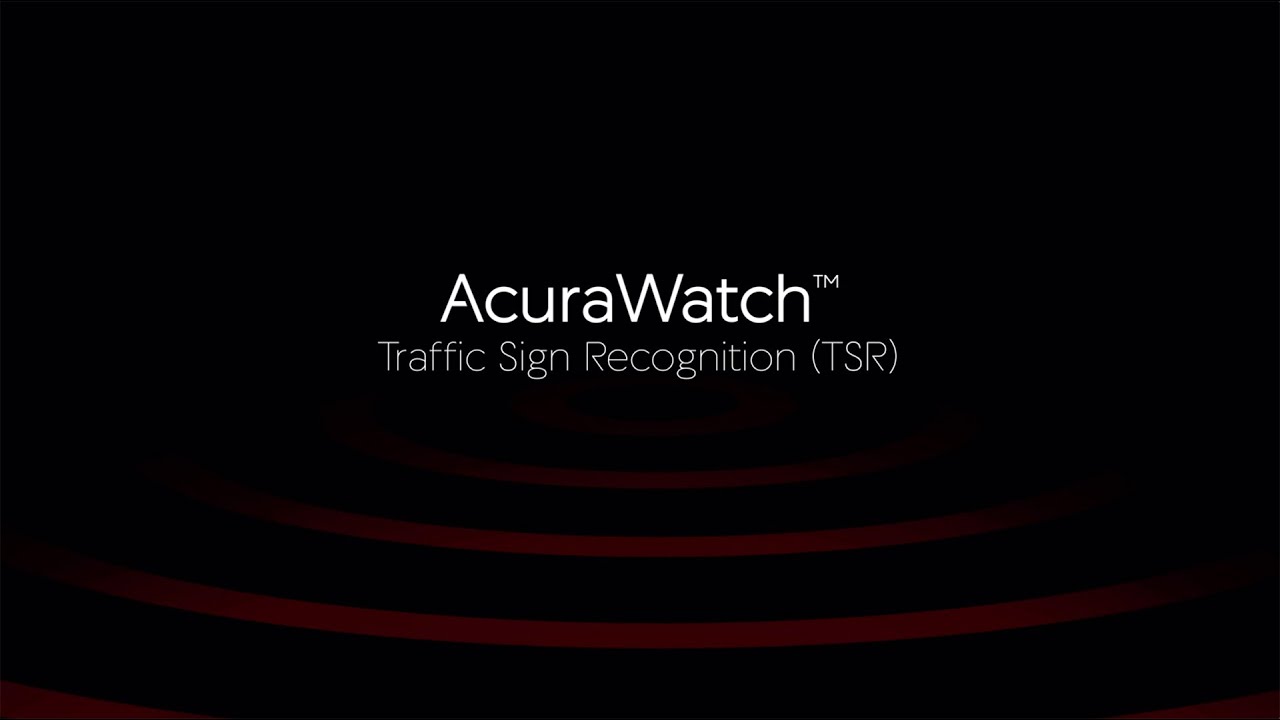 MDX with AcuraWatch™ – Traffic Sign Recognition - YouTube