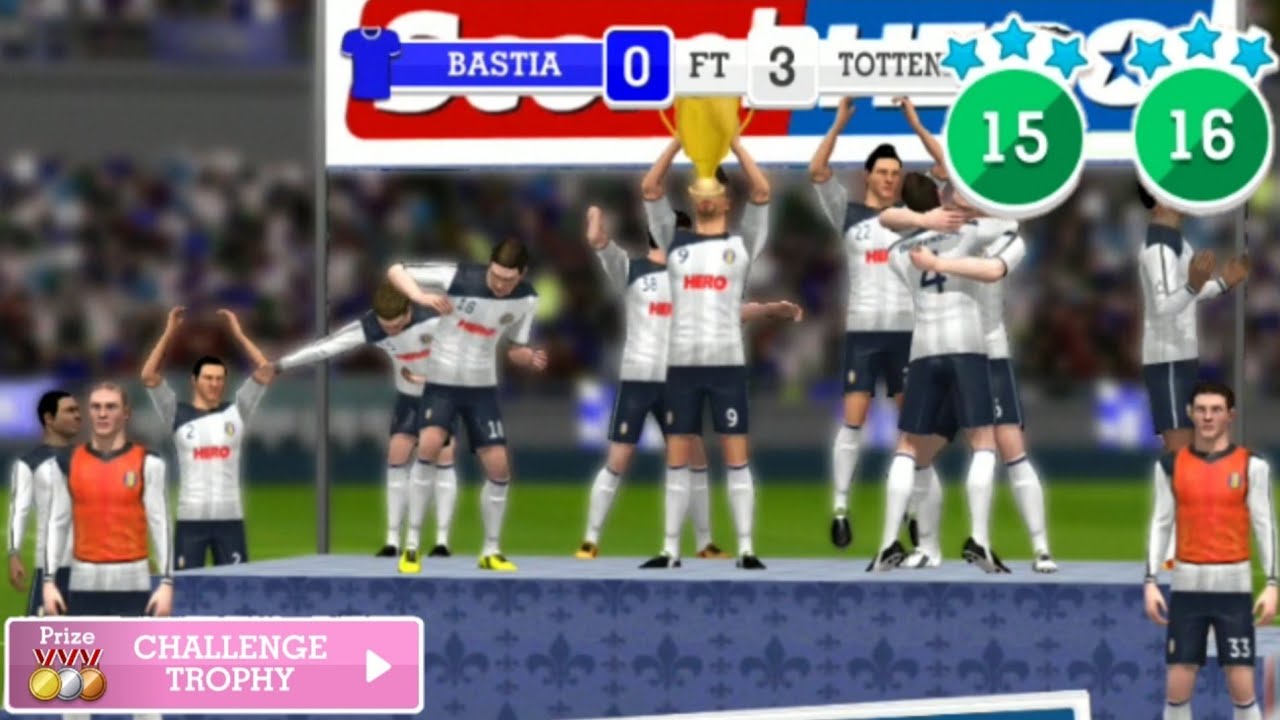 Score! Hero - Challenge Trophy - Level 15-16 - Last Level - 3 Stars ...