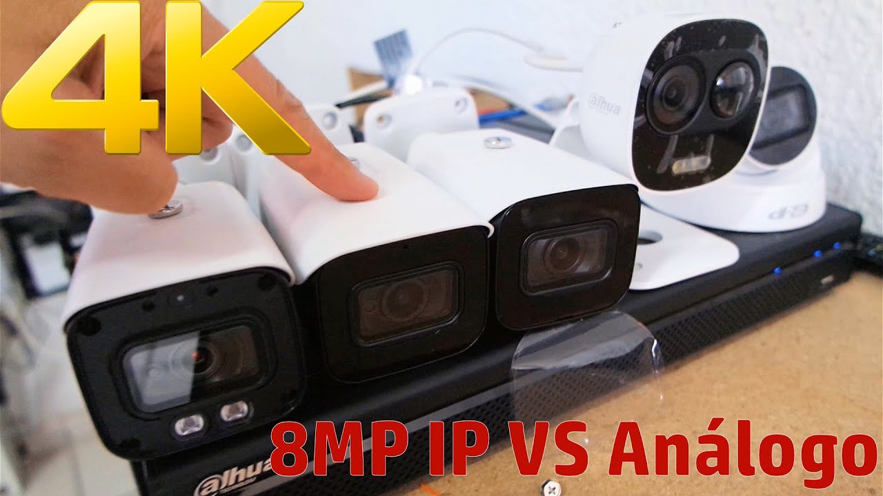Diferencia de Calidad cámaras 4k IP vs 8mp 4k análogo - YouTube