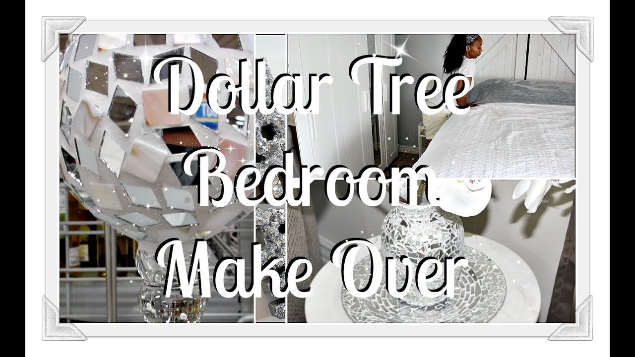 💎Dollar Tree Glam|| 💎Bedroom Makeover Vlog||💎 DIY Canvas Picture💎💎💎 ...