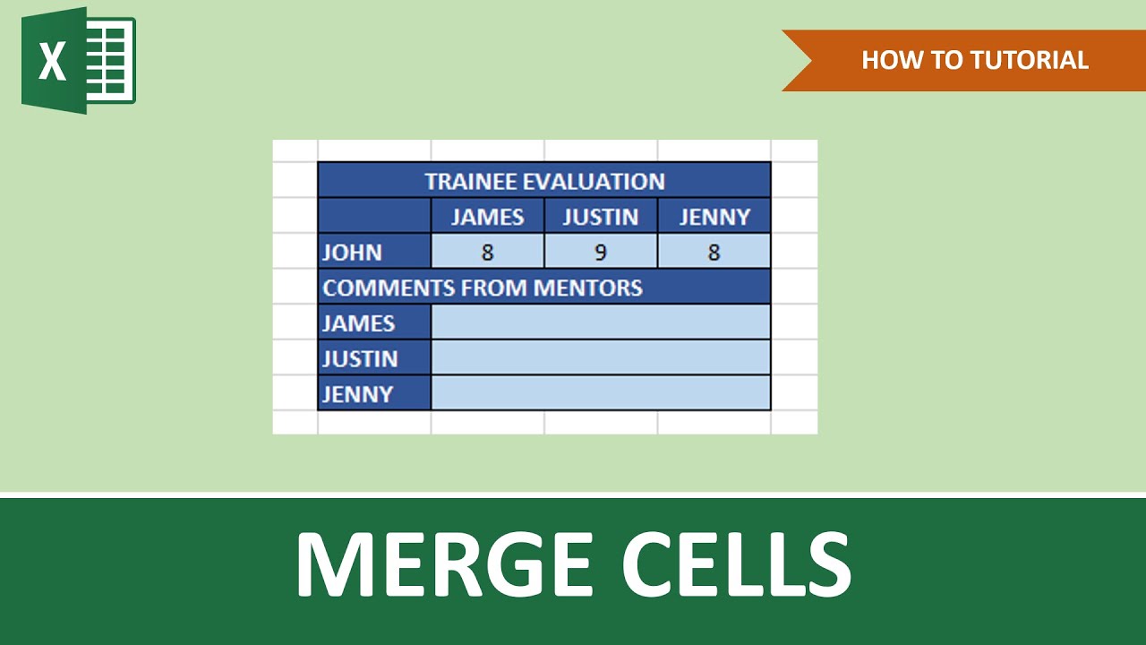 How To Merge Cells In Excel Beginner Tutorial YouTube How To Merge Cells In Excel Beginner Tutorial YouTube
