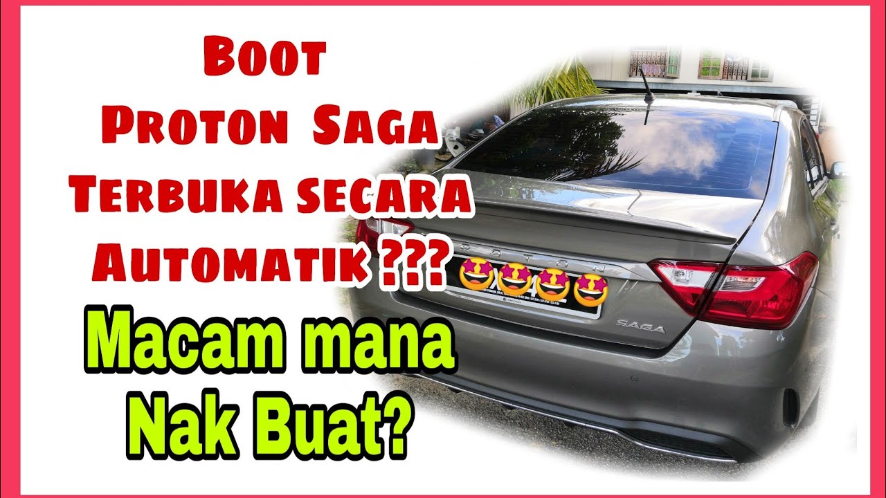 CARA BUAT BOOT SAGA TERBUKA AUTOMATIK - YouTube