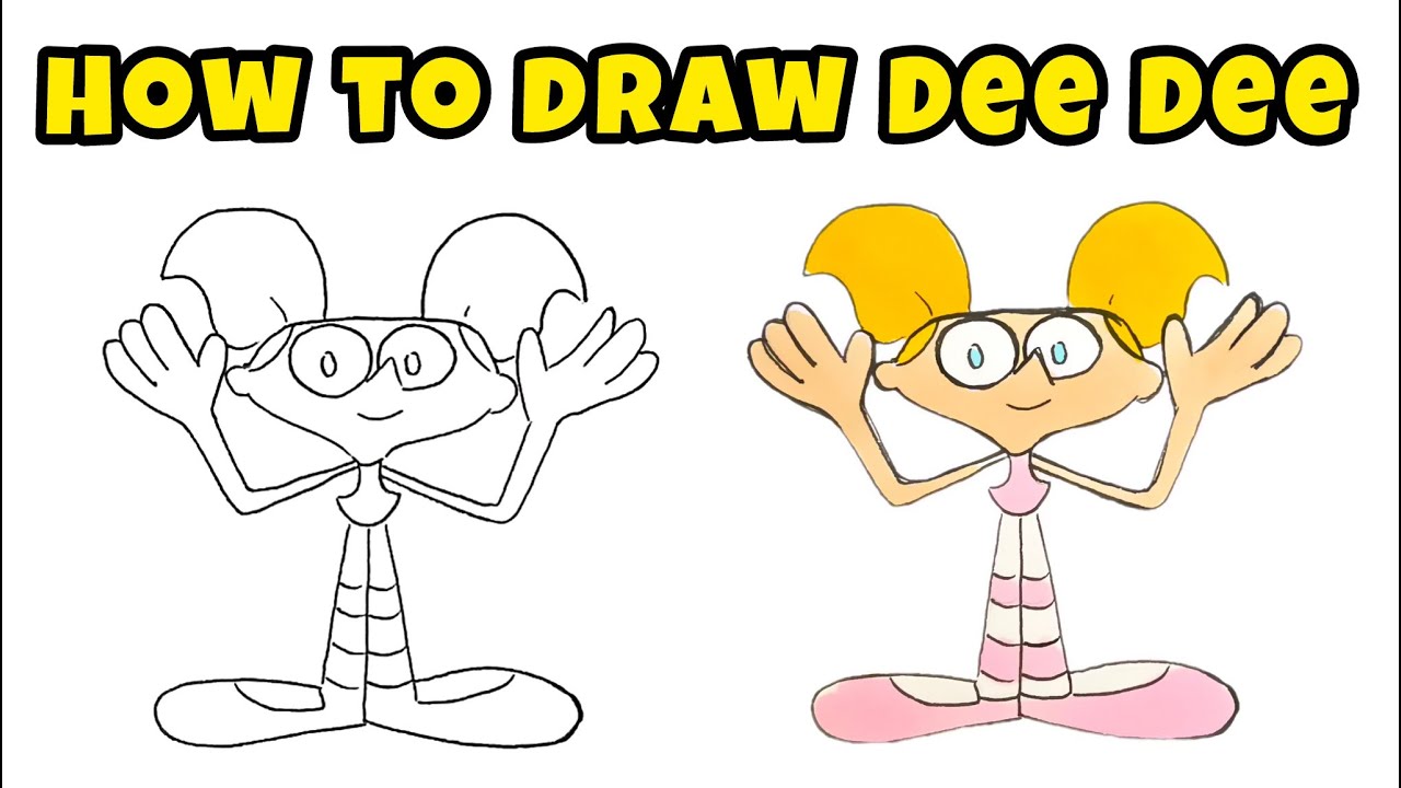 Watch and Learn: How to Draw Dee Dee from Dexter's Laboratory in ...