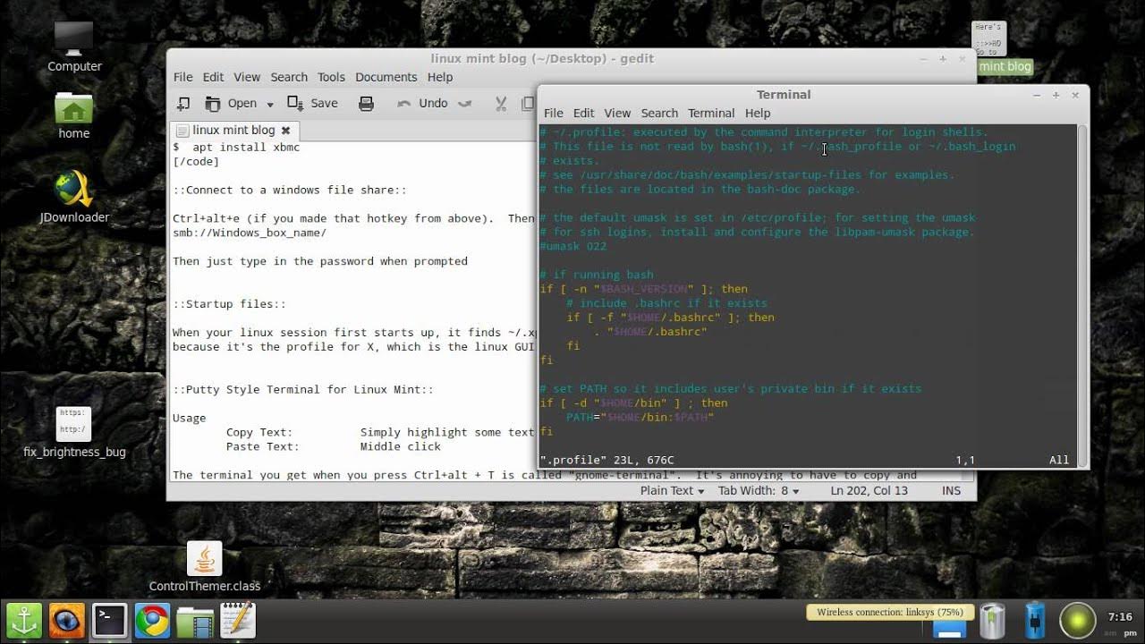 Linux Mint Tutorial-04 Ping Windows Computers, Startup_files - YouTube