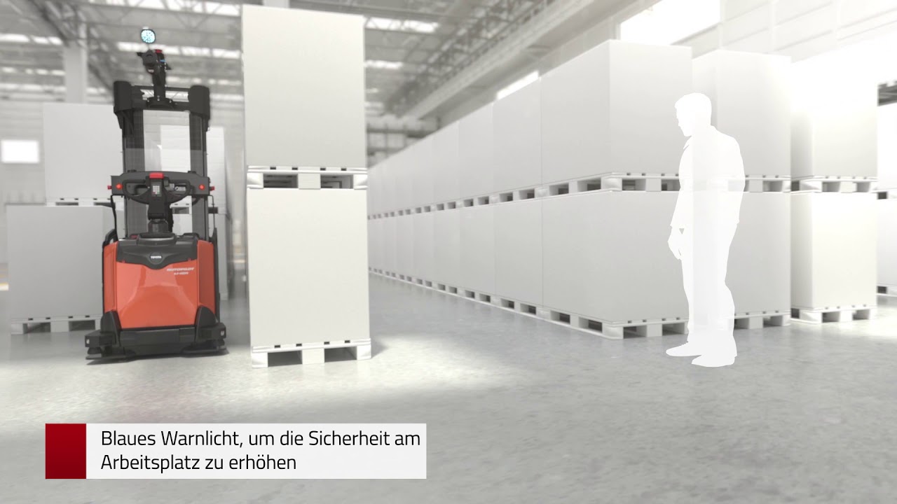 Automatisierte Blocklagerung mit Toyota - YouTube